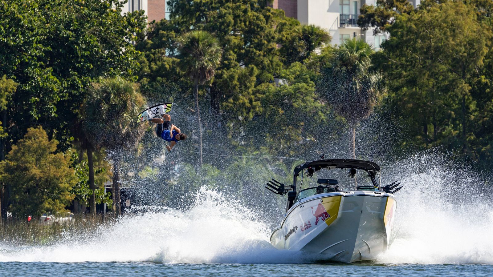 Wakeboarder Thomas Herman Hits World's First Triple Flip Pulled By Boat ...